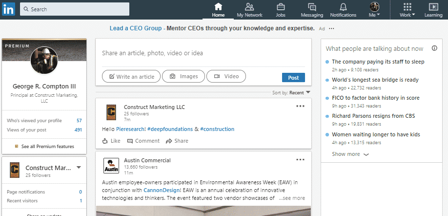 Client wanted to understand LinkedIn - LinkedIn 101 followed ...